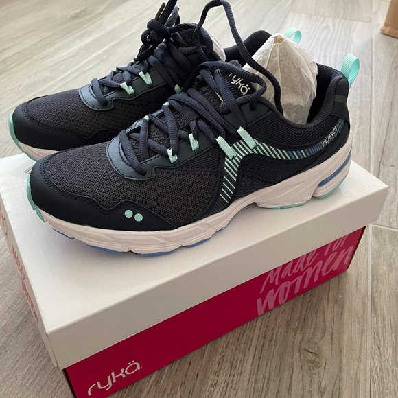 Ryka | Shoes | Ryka Made For Womens Mesh Navy Blue Memory Foam Athletic ...